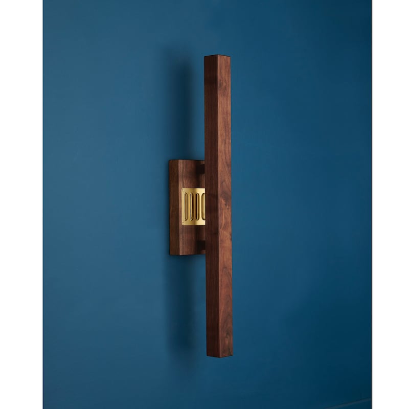 Wood Mcm Wall Sconce - Etsy