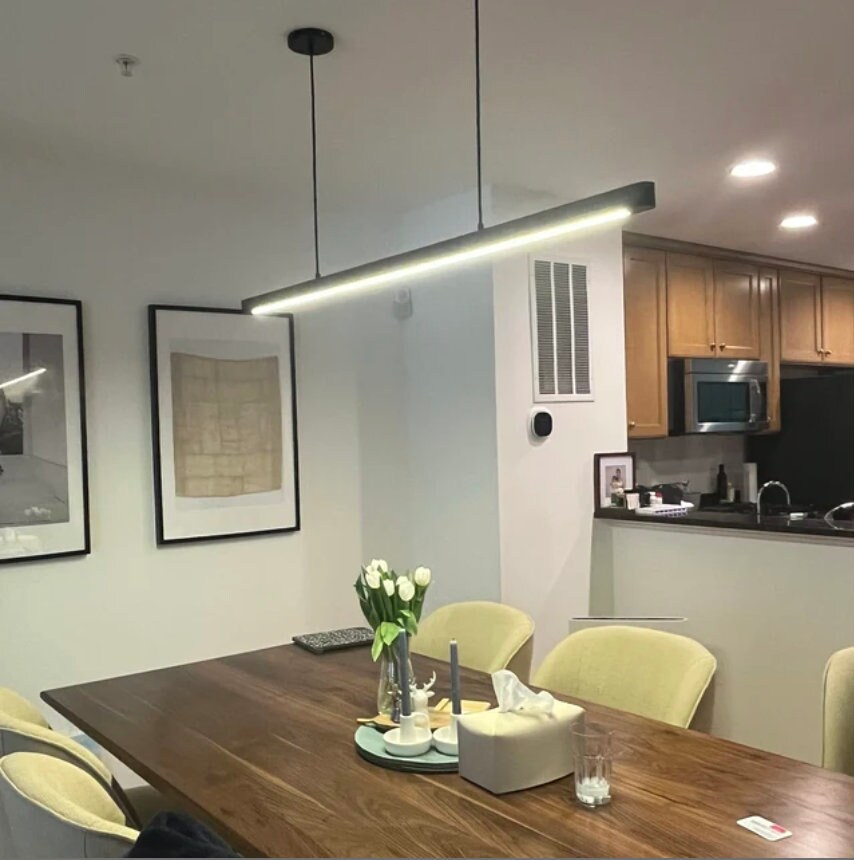 Fyra Oval Linear Suspension Chandelier Pendent Chandelier - Etsy