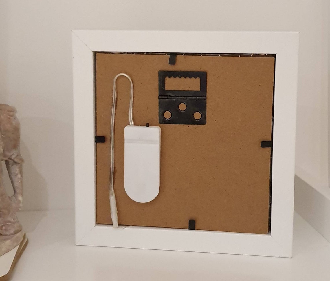 Ganesh Light up Box Frame With Flower Petals. Gift for Raksha Bandhan ...