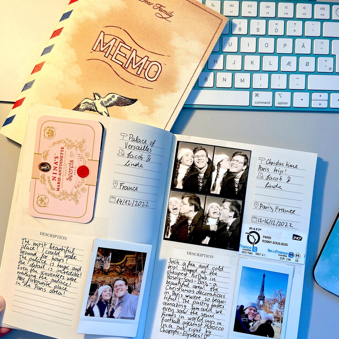 MEMORY Book for All Your Adventures /anniversary Gift/gift for Travel ...