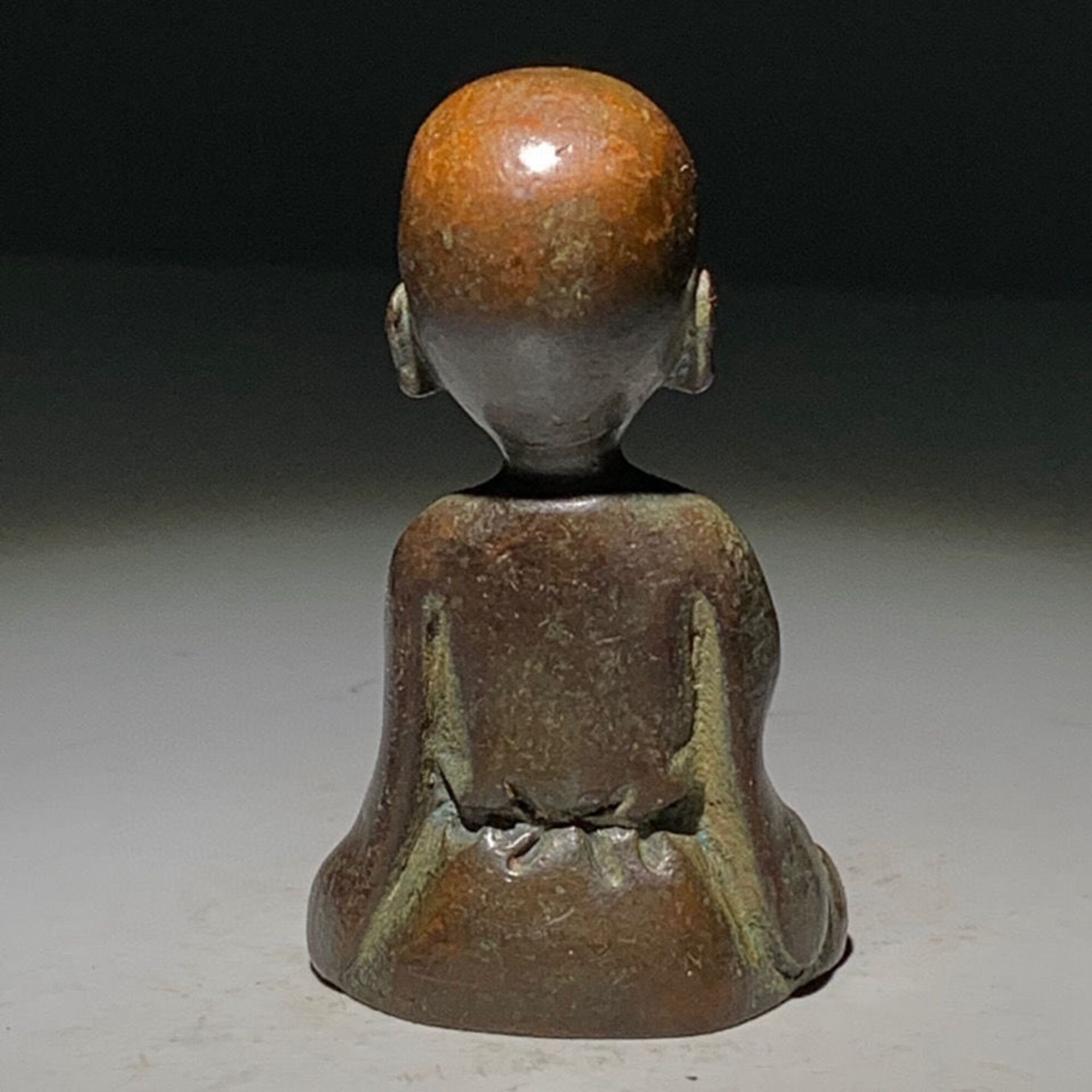 Antique Brass Little Monk Statue Home Decor - Etsy