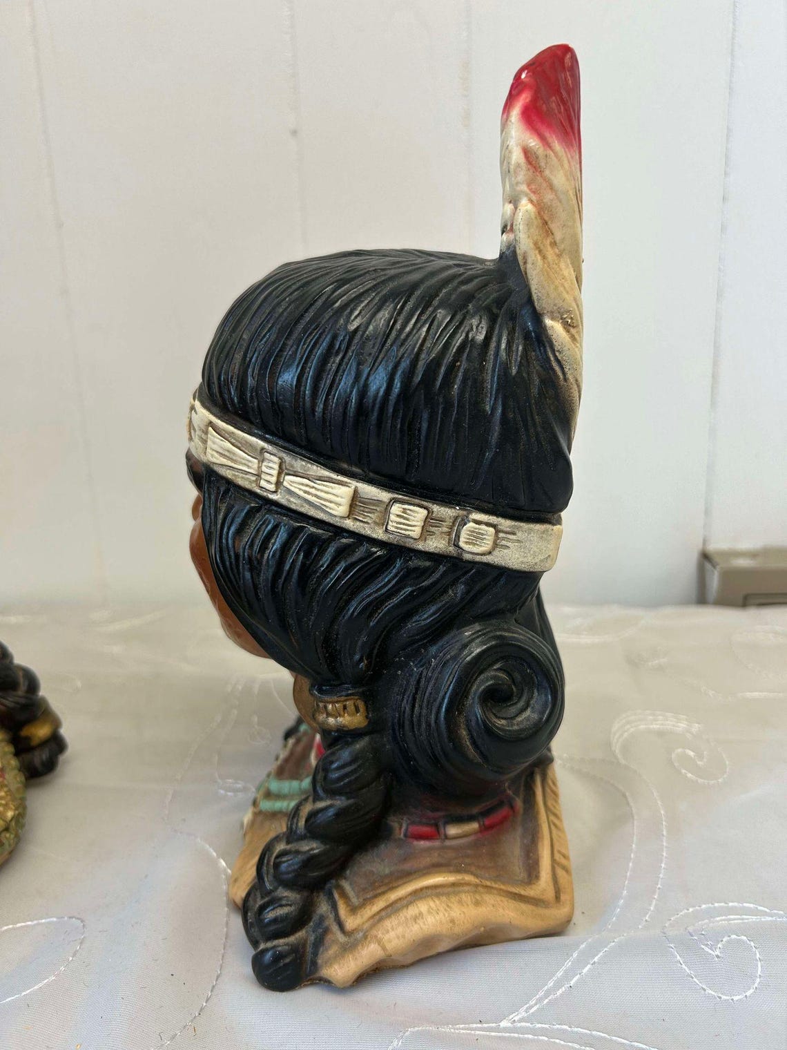 Indian Bust by Univseral Statuary Corp in 1974 Numbered 605 - Etsy