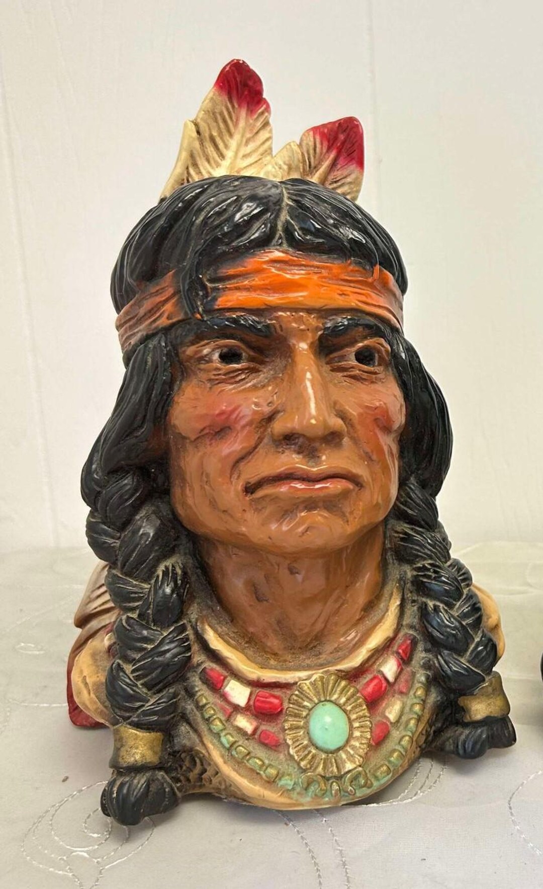 Indian Bust by Universal Statuary Dated 1966 Numbered 320 - Etsy