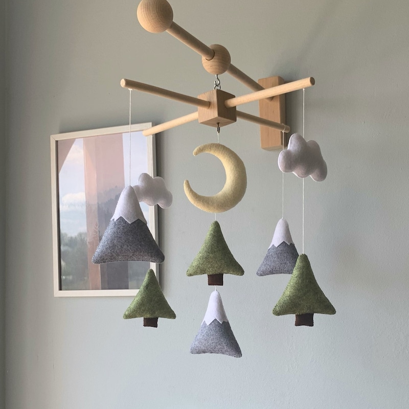 Woodland Mobile - Etsy