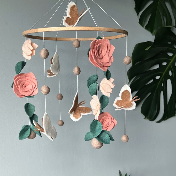 Flower Baby Mobile - Etsy