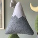 Forest Baby Mobile, Mountains and Trees Crib Mobile, Green Floral Baby ...