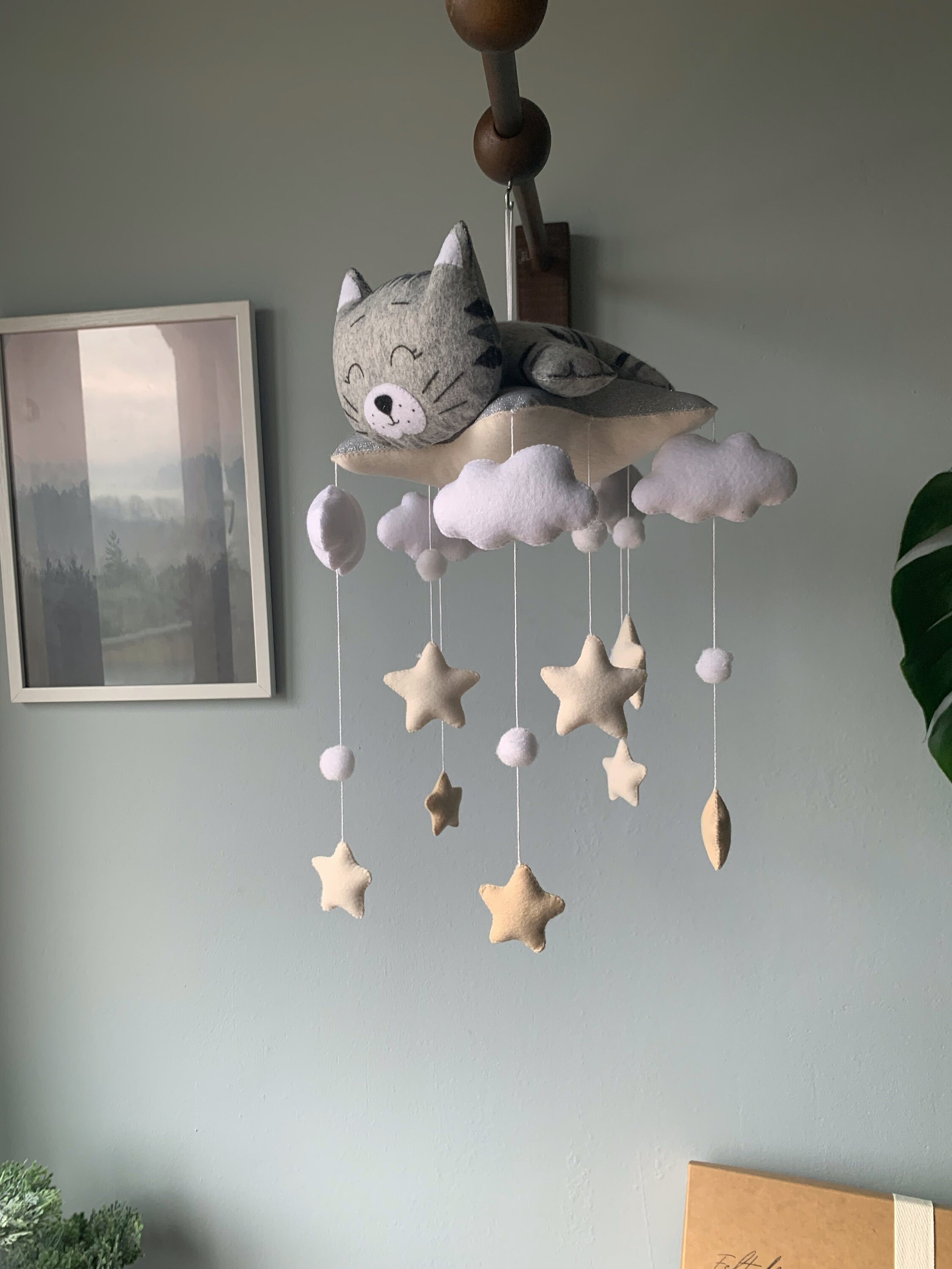 Custom Kitten Baby Mobile, Cat Crib Mobile, Custom Pet Mobile, Kitten ...