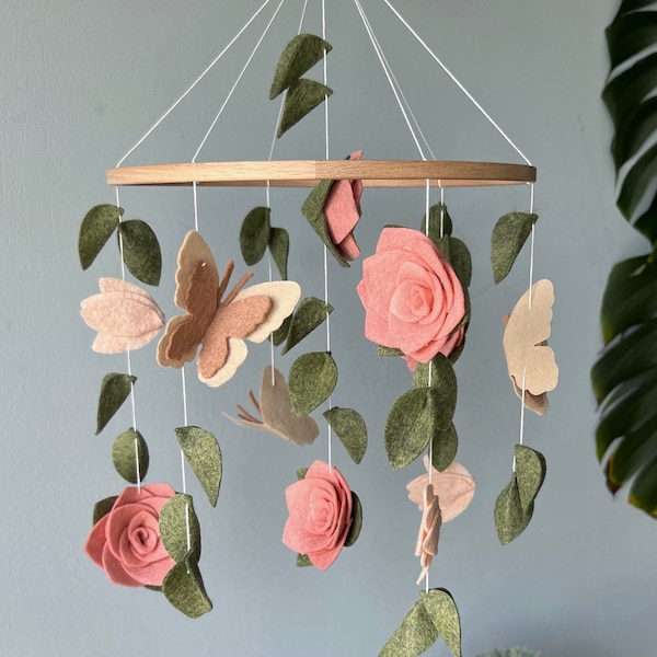 Butterfly Crib Mobile - Etsy