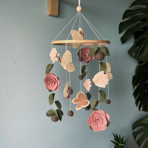 Flower Baby Mobile - Etsy