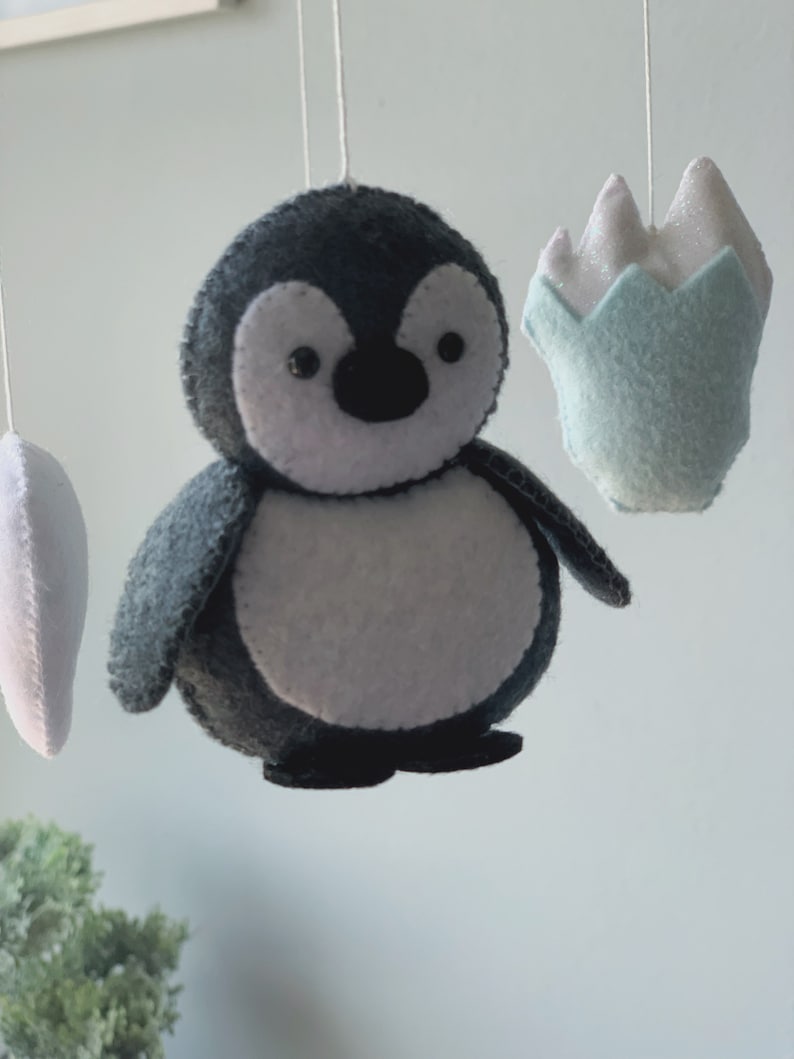 Arctic Animal Baby Mobile - Polar Bear, Penguin, Seal Nursery Decor - Etsy