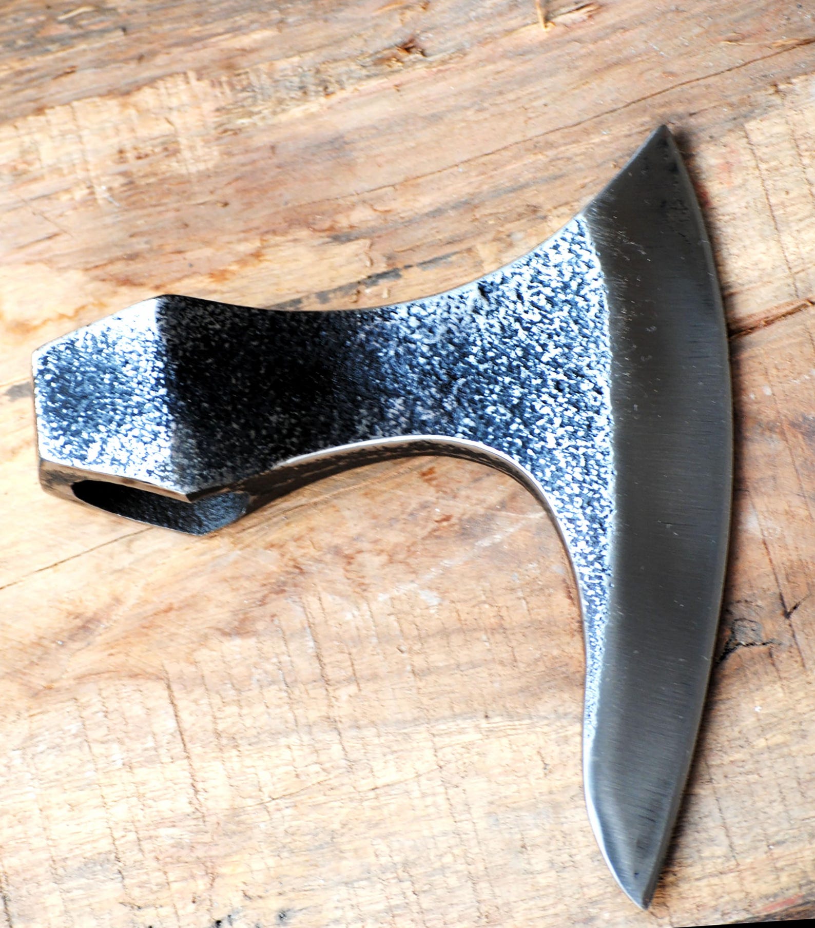 Hand Forged Ragnar Axe Head, Carbon Steel Viking Bearded Camp Axe Head ...