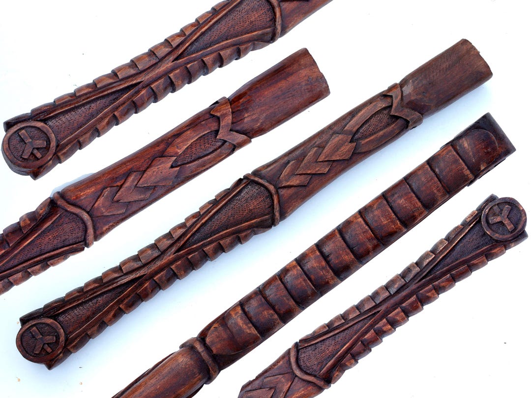 Handmade Carved Axe Handle: Viking Style Ash Wood - Etsy