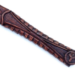 Handmade Carved Axe Handle: Viking Style Ash Wood - Etsy