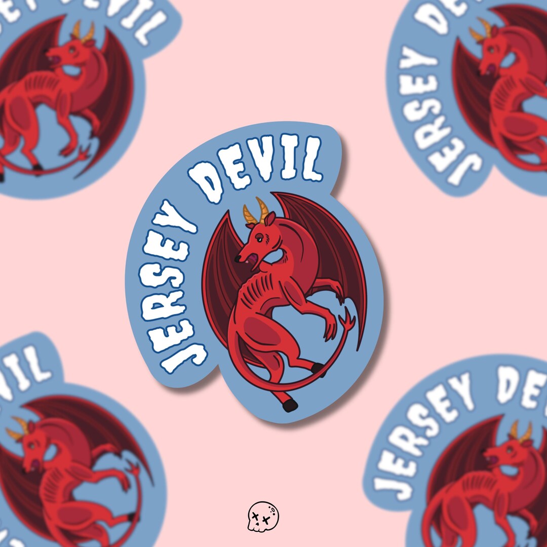 Cryptid Collection: Jersey Devil 3in Matte Sticker - Etsy