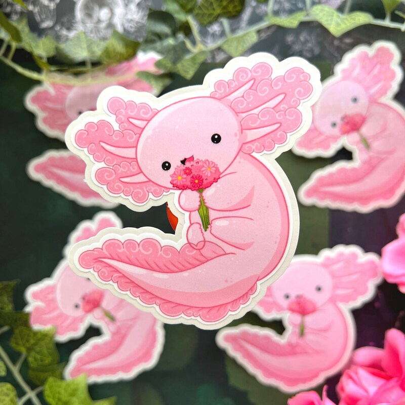 Axolotl Sticker - Etsy