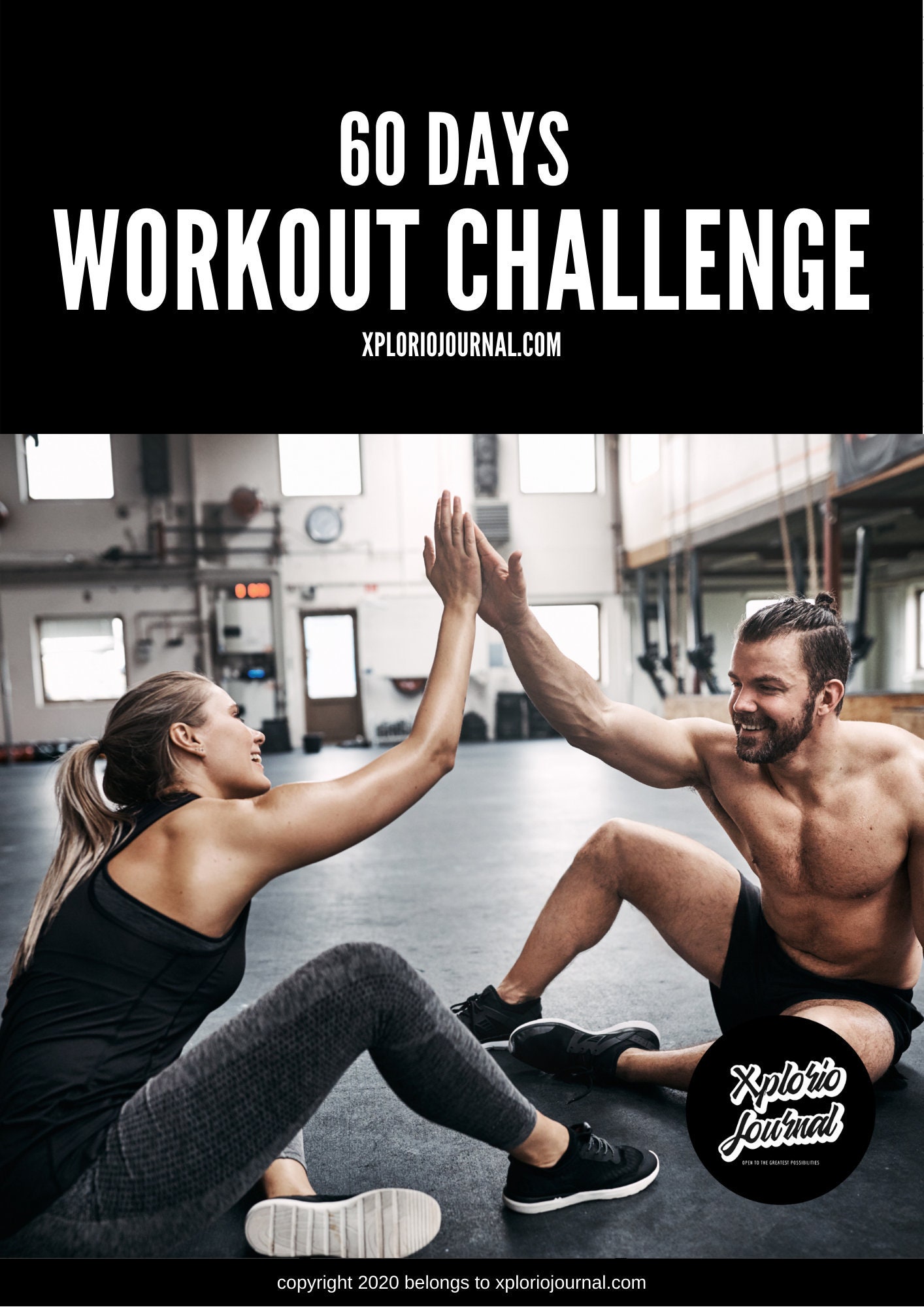 60 Days Workout Challenge Schedule For Weight Loss | Etsy