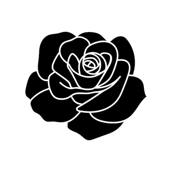 Rose Cut and Fold Book Folding Pattern | Etsy