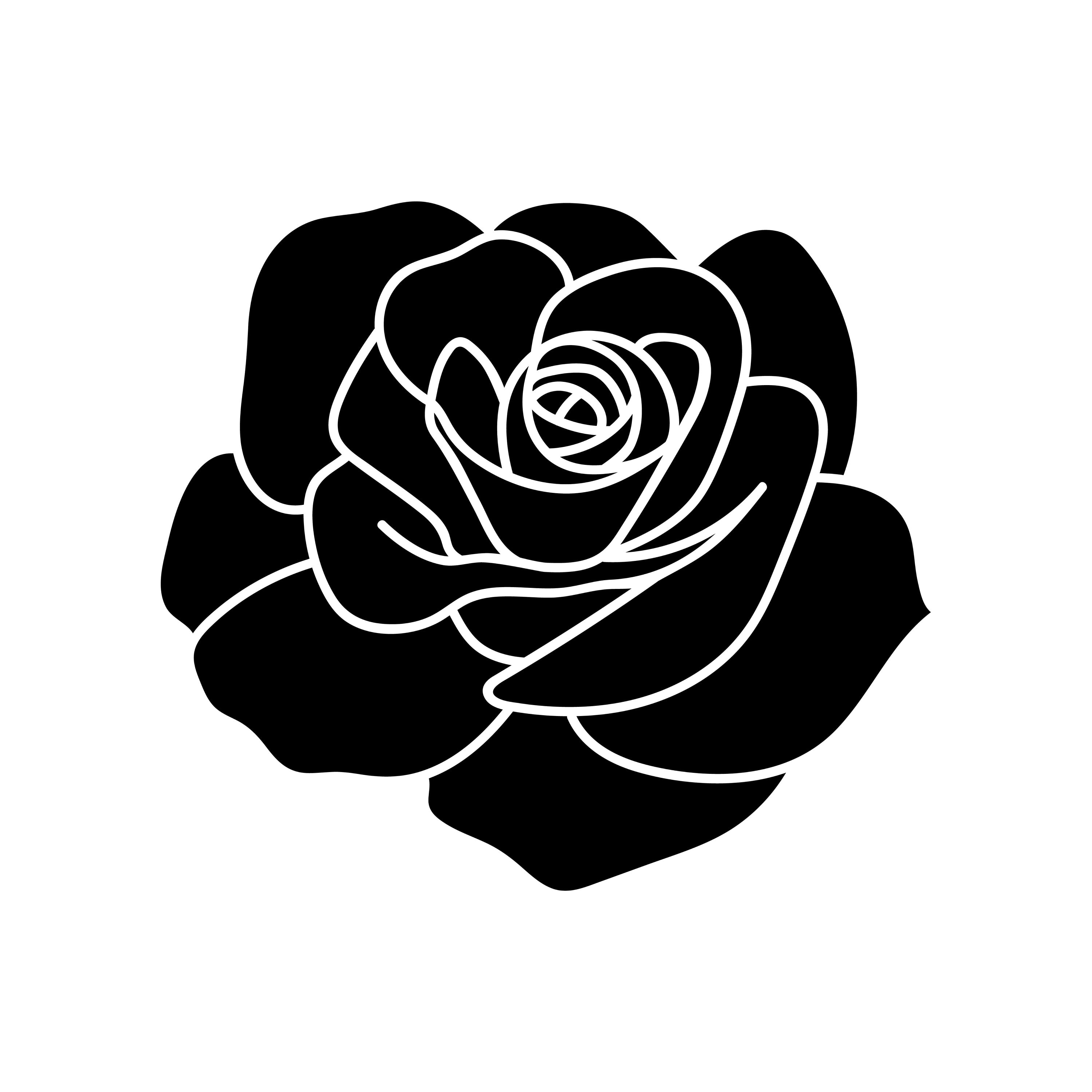 Rose Cut and Fold Book Folding Pattern - Etsy