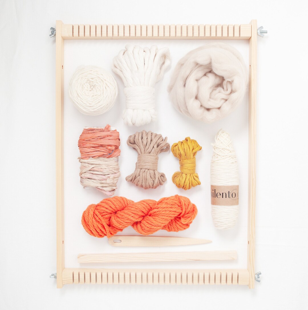 Kit Iniciación Al Telar/ DIY/ Principiantes/ Weaving Kit/ Kit Metier a ...