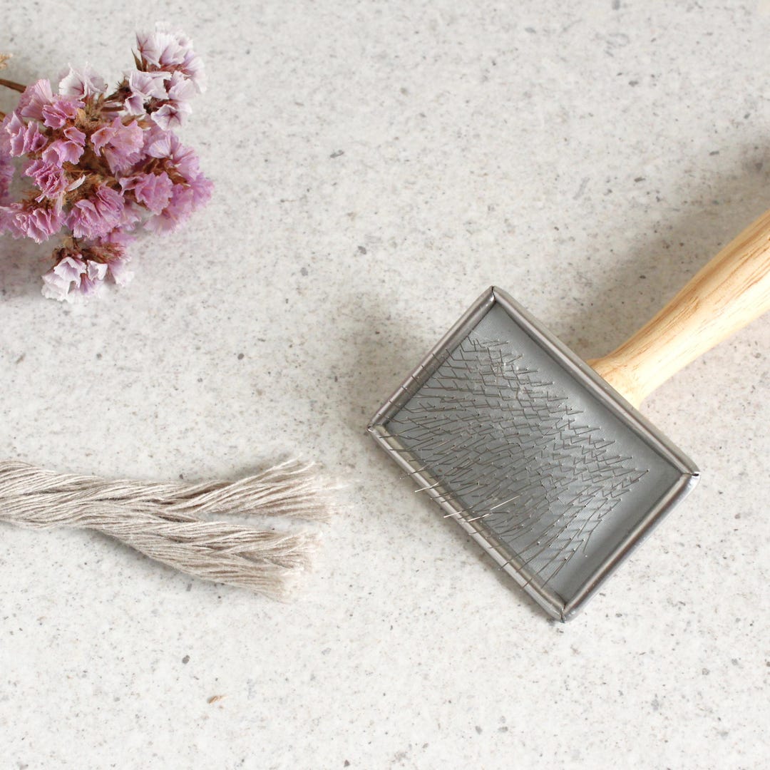 Macrame Brush, Weaving Brush, for Brushing Wonderful Cotton Tassels and ...