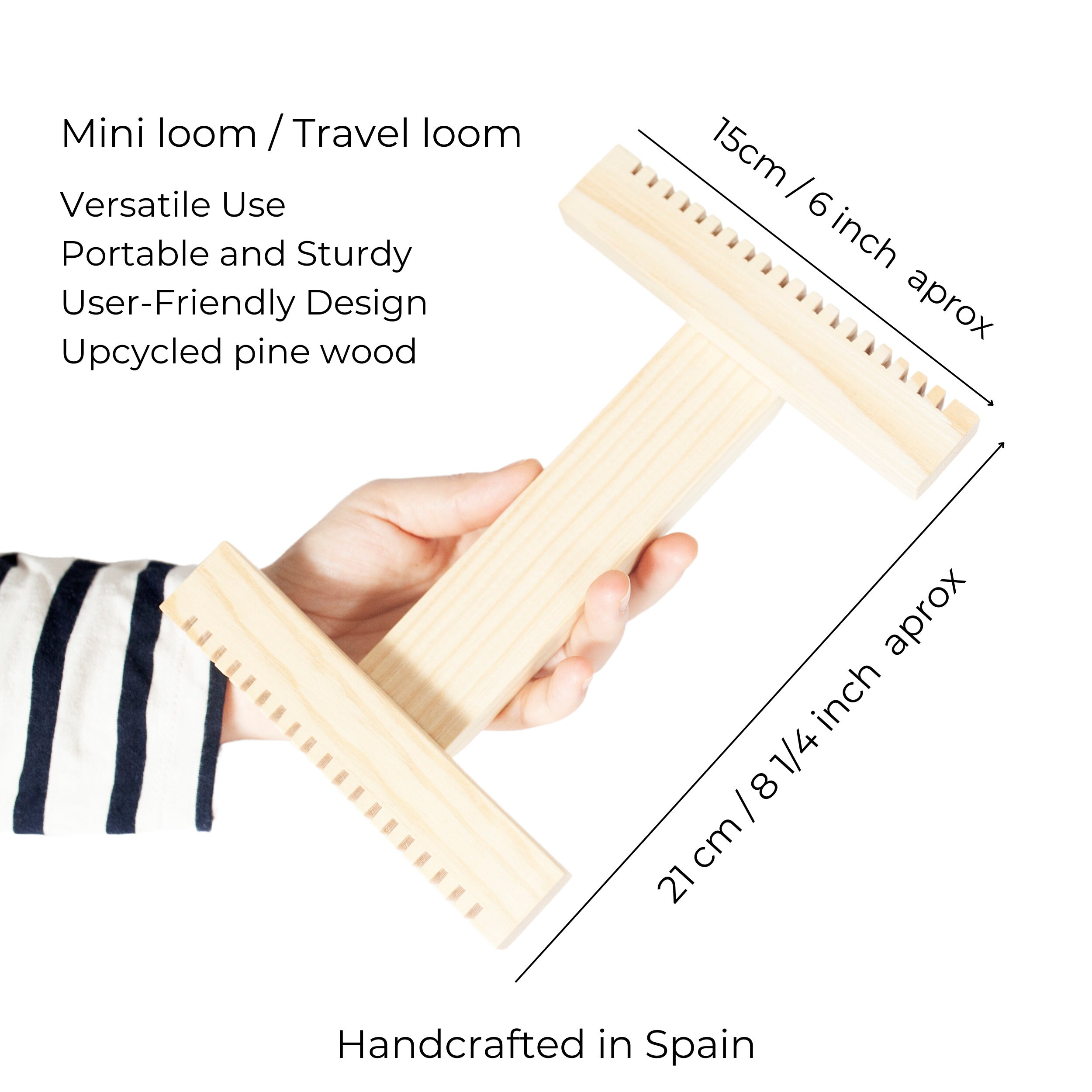 Small Tapestry Loom, Travel Loom, Tiny Weaving Loom for Weaving ...