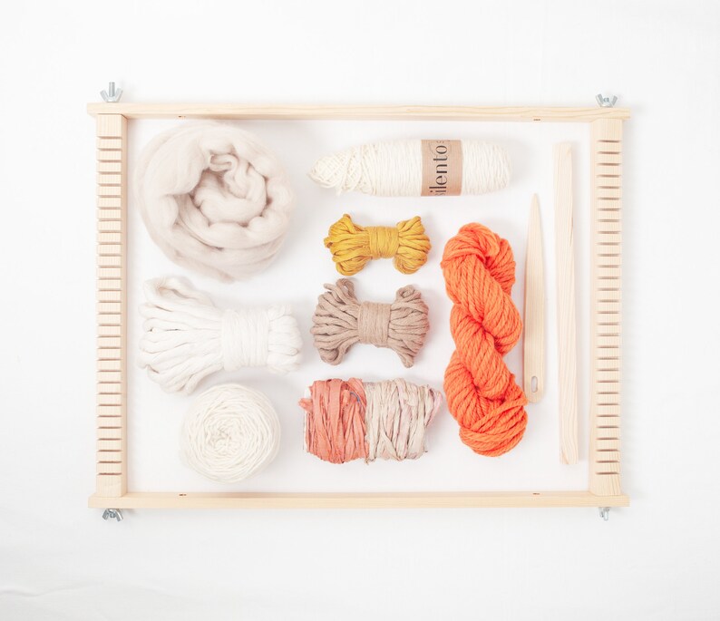 Kit Iniciación Al Telar/ DIY/ Principiantes/ Weaving Kit/ Kit Metier a ...