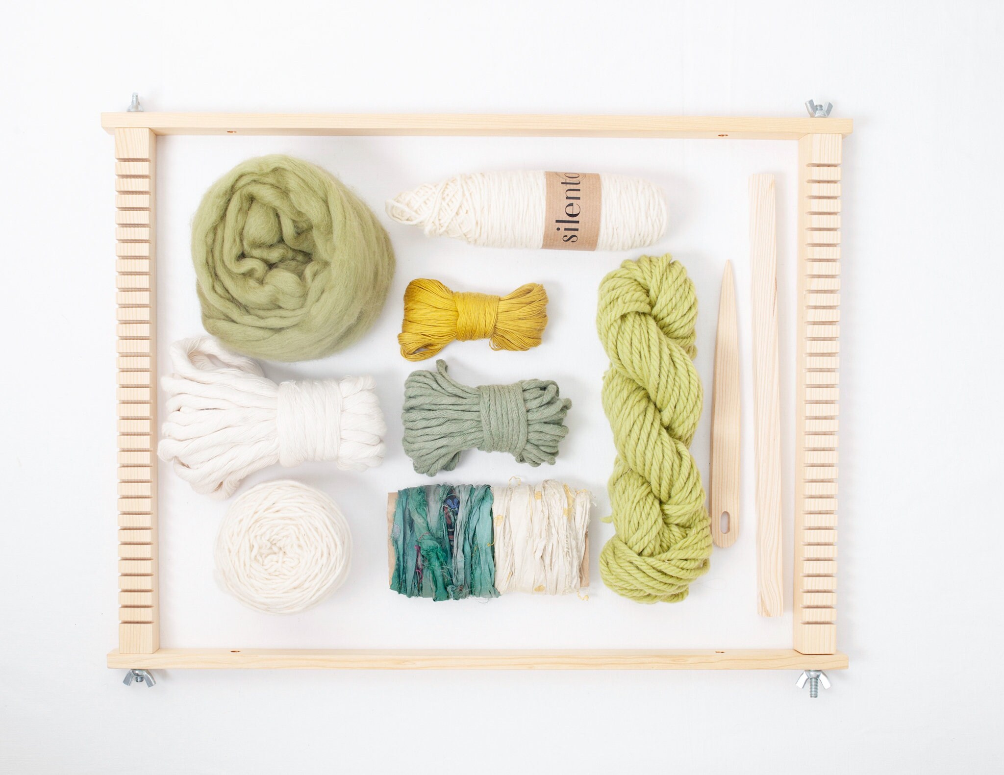 Beginners Weaving Kit, Complete Loom Kit, Frame Loom, Weaving Tools ...