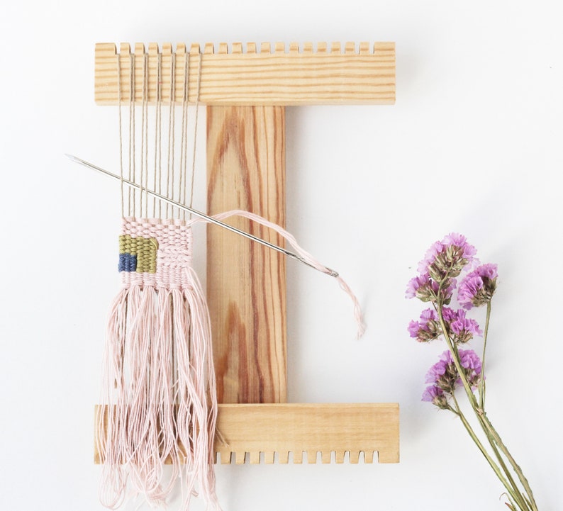 Small Tapestry Loom, Travel Loom, Tiny Weaving Loom for Weaving ...