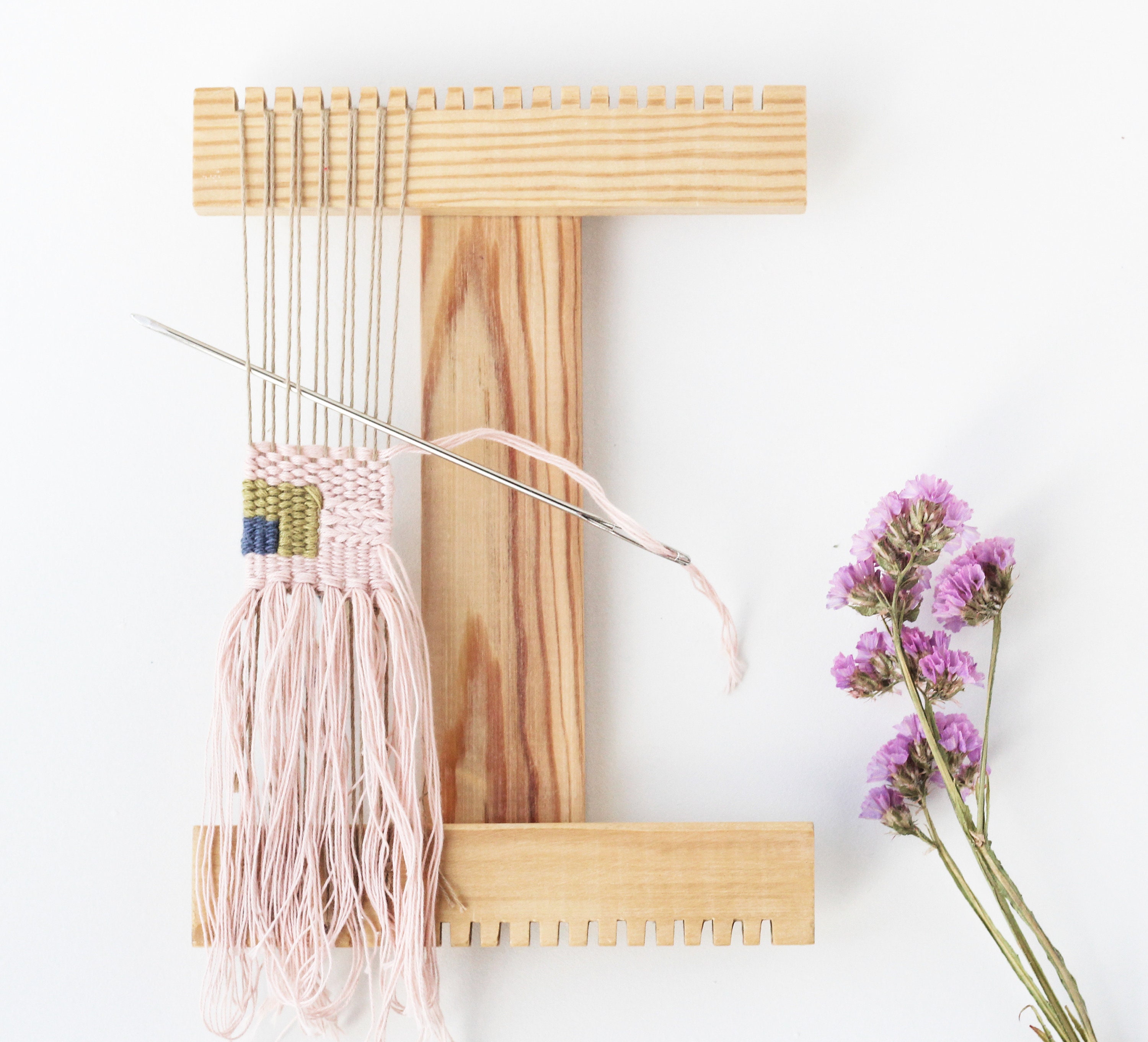 Small Tapestry Loom, Travel Loom, Tiny Weaving Loom for Weaving ...