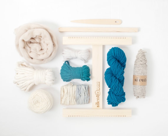 Beginners Weaving Kit Complete Loom Kit Gold Beginner - Etsy