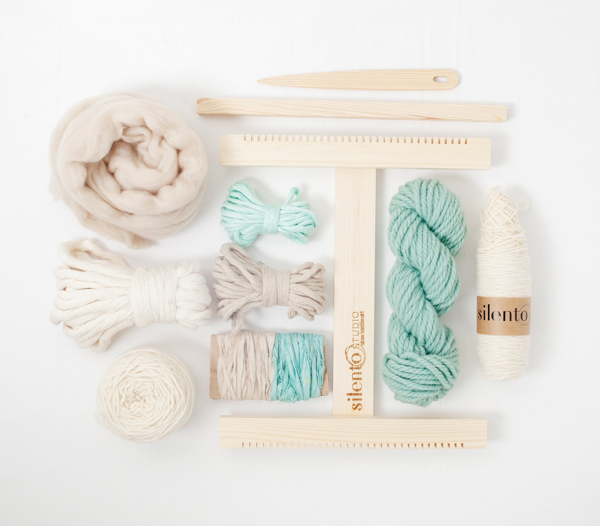 Beginners Weaving Kit, Complete Loom Kit, Gold Beginner Tapestry Kit ...