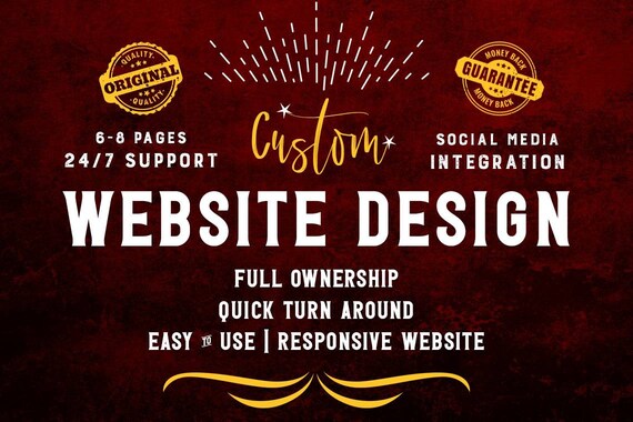 I Am a Web Designer I Design Complete Responsive and User | Etsy