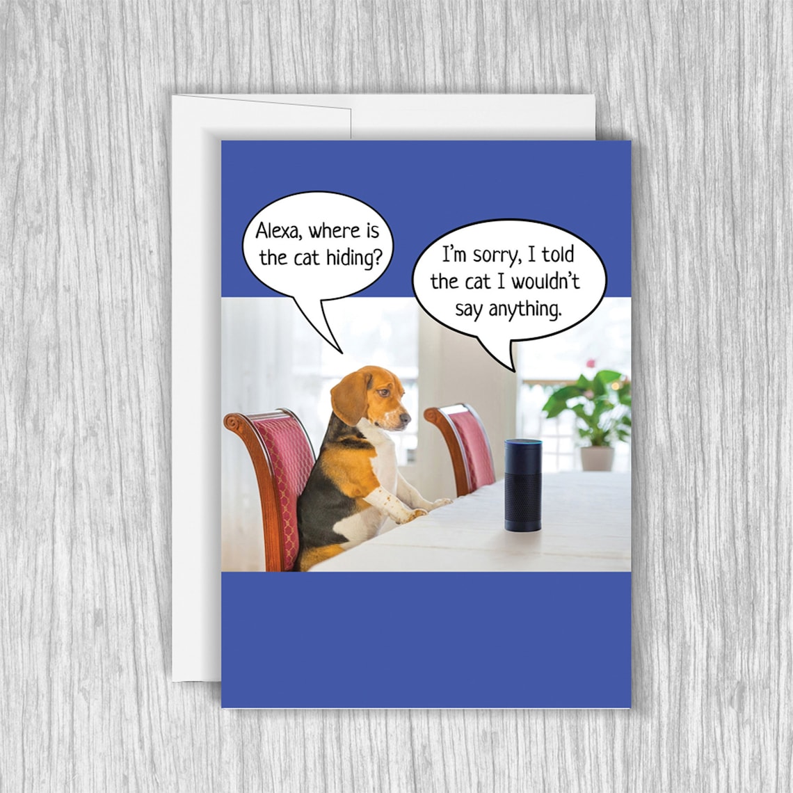 Funny Birthday Card Funny Dog Birthday Card Dog Talking to - Etsy