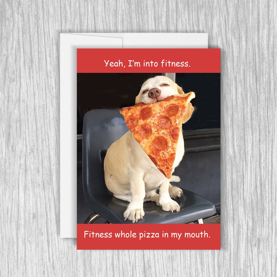 Funny Fitness Birthday Card, Funny Birthday Card, Funny Greeting Card ...