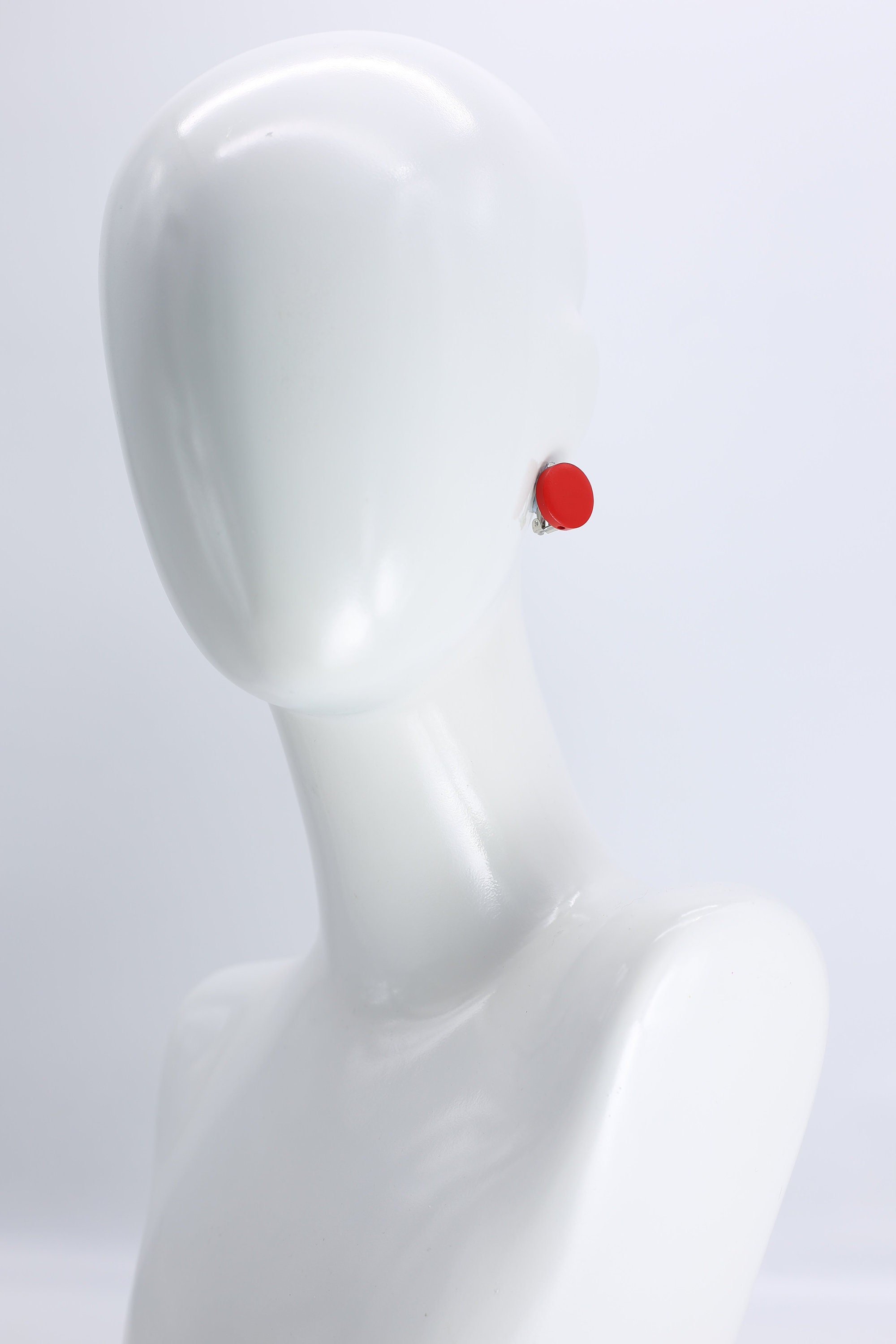 Small Round Clip-on Earrings - Etsy