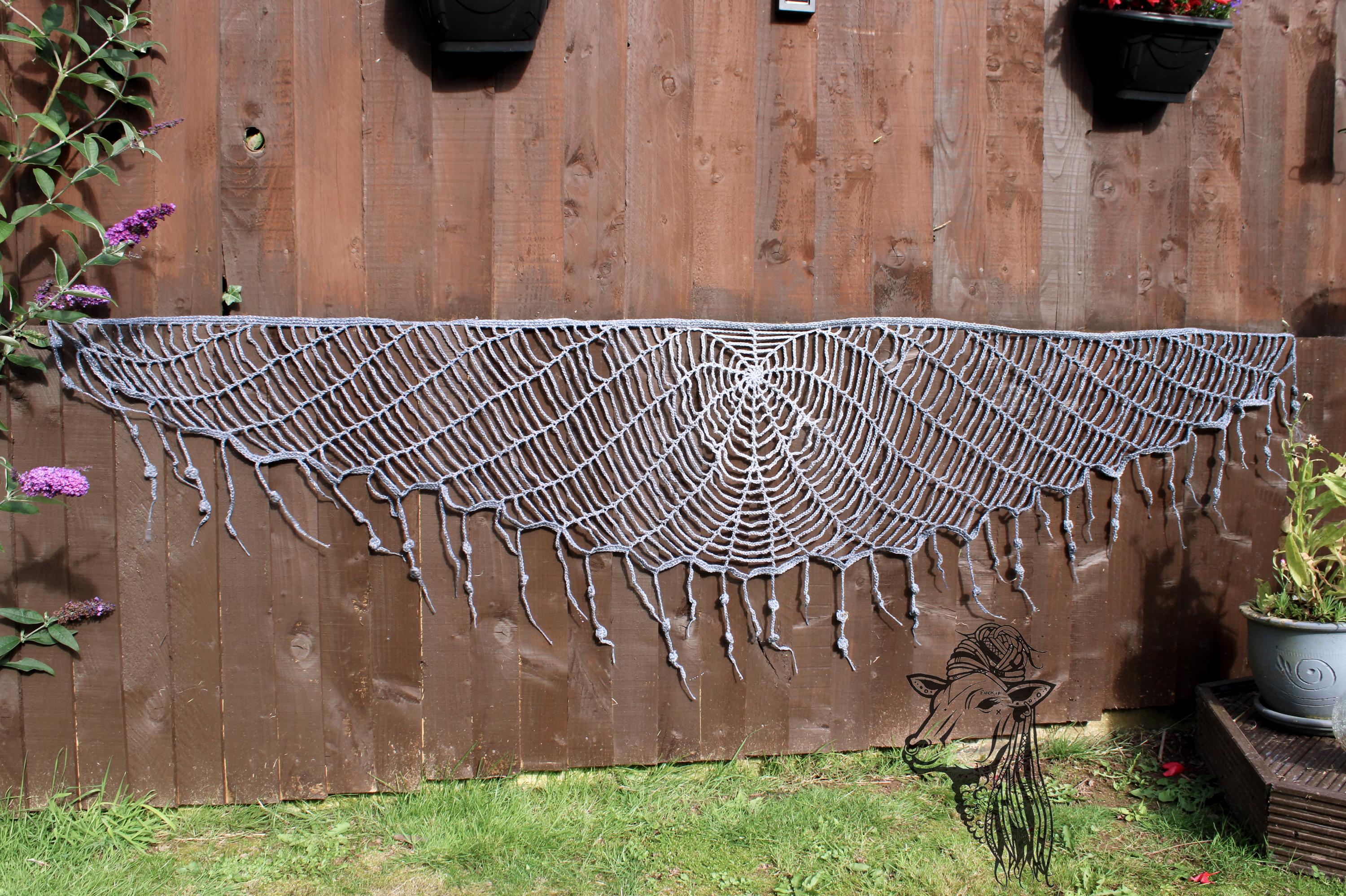 THE Cobweb Shawl Crochet Pattern Halloween - Etsy