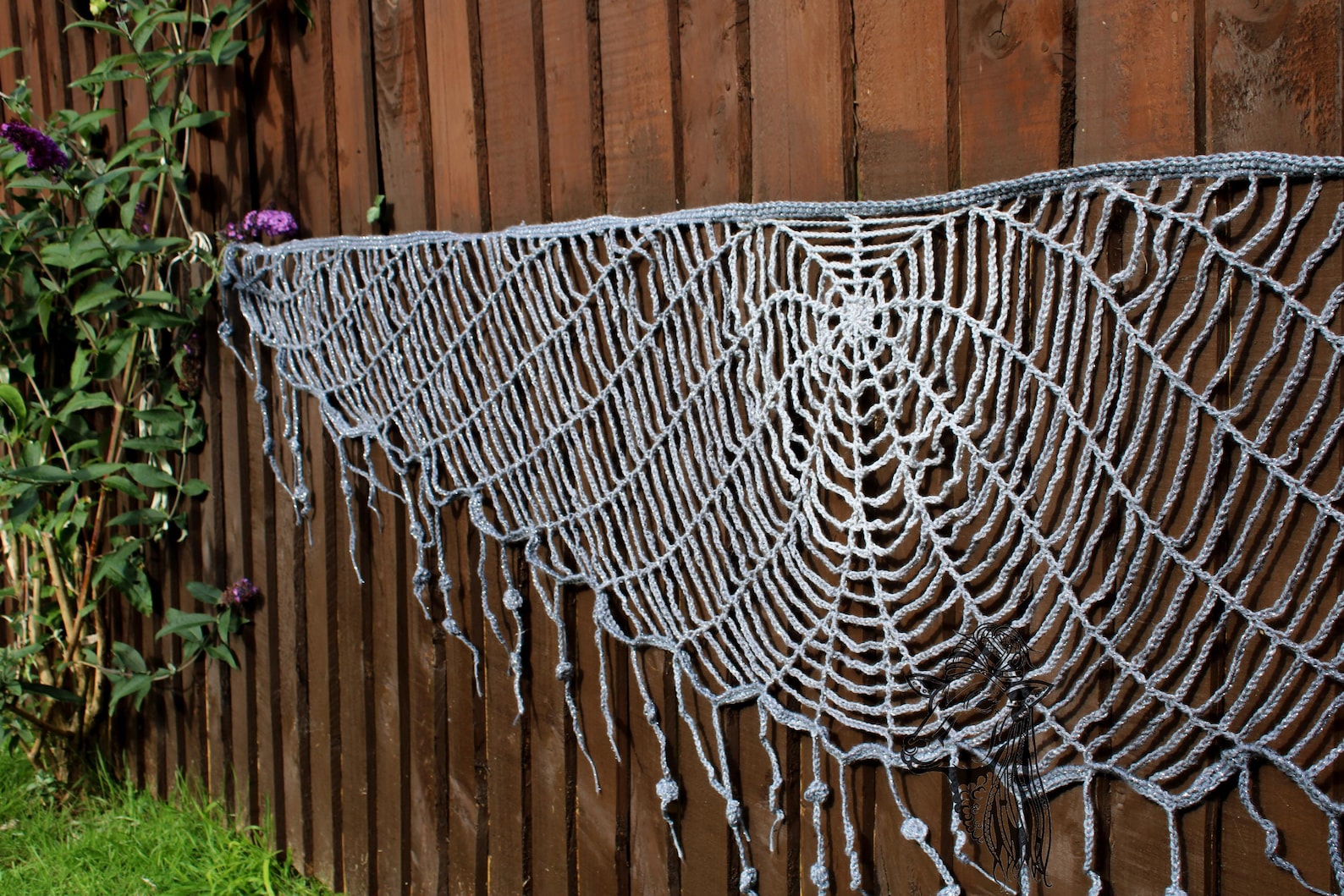 THE Cobweb Shawl Crochet Pattern Halloween - Etsy