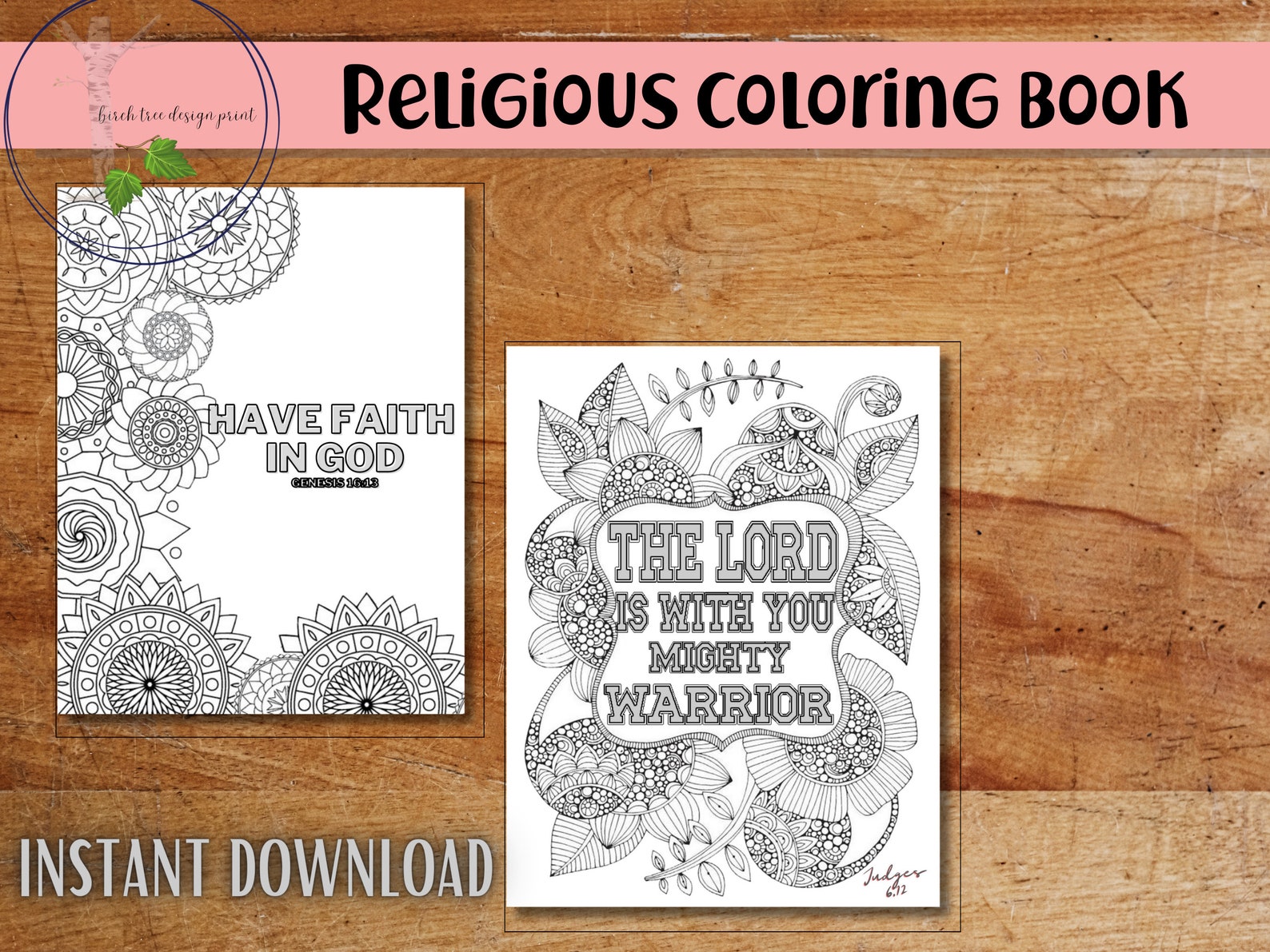 Bible Verse Coloring Book Pages | for Adults, Kids | Bible Study Gifts ...
