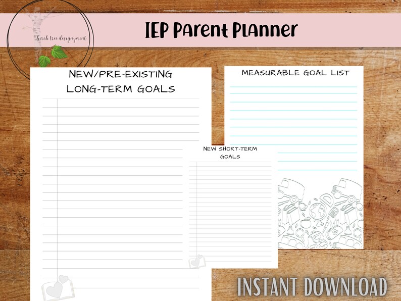 IEP Planner and Schedule Bundle - Individualized Educational Plan ...