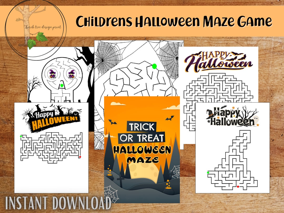 Best Halloween Mazes Activity Book for Kids | Big and Easy Amazing Maze ...