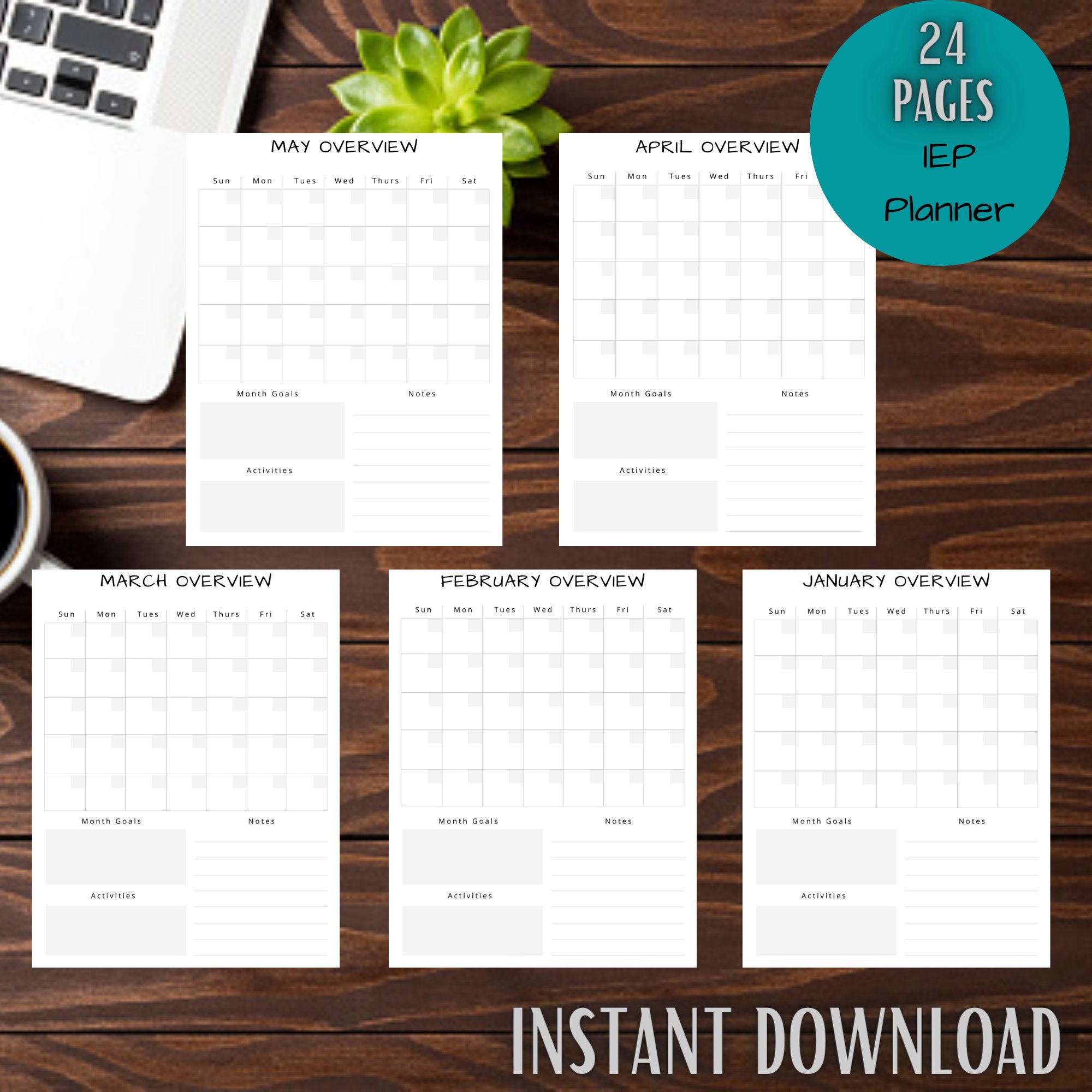 IEP Planner and Schedule Bundle - Individualized Educational Plan ...