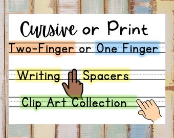 Finger Writing - Etsy