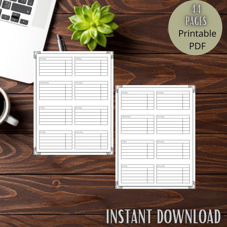 Household Moving Planner and Checklist | Digital Printable for ...