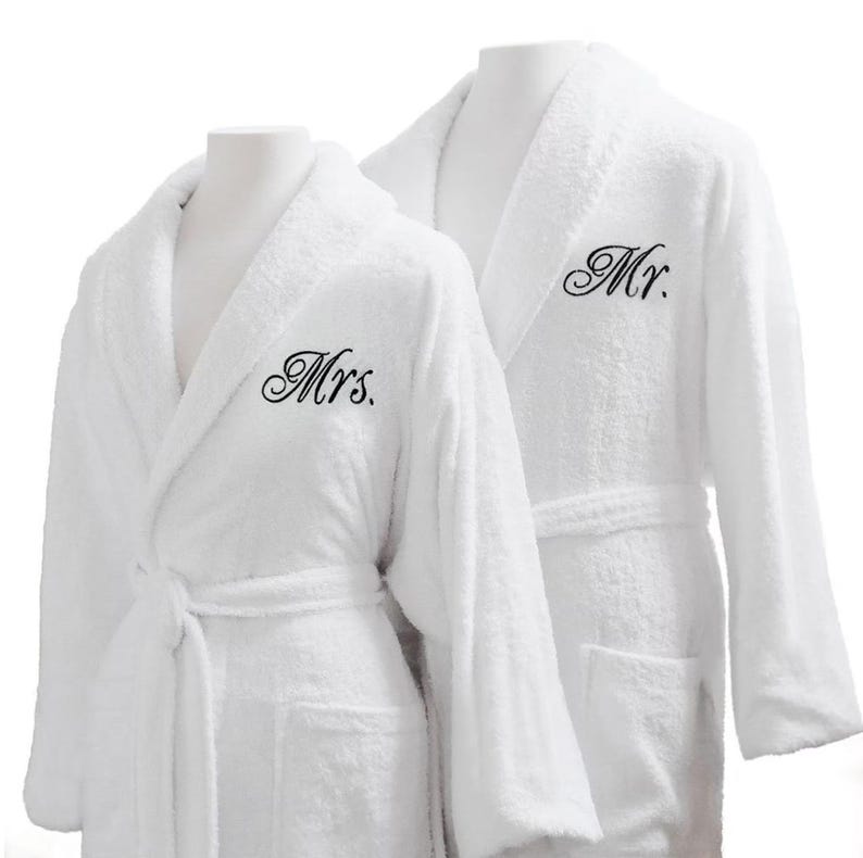 Cotton Terry Cloth Robes | Spa Robe |turkish Robe | Heavy Towel Robe ...