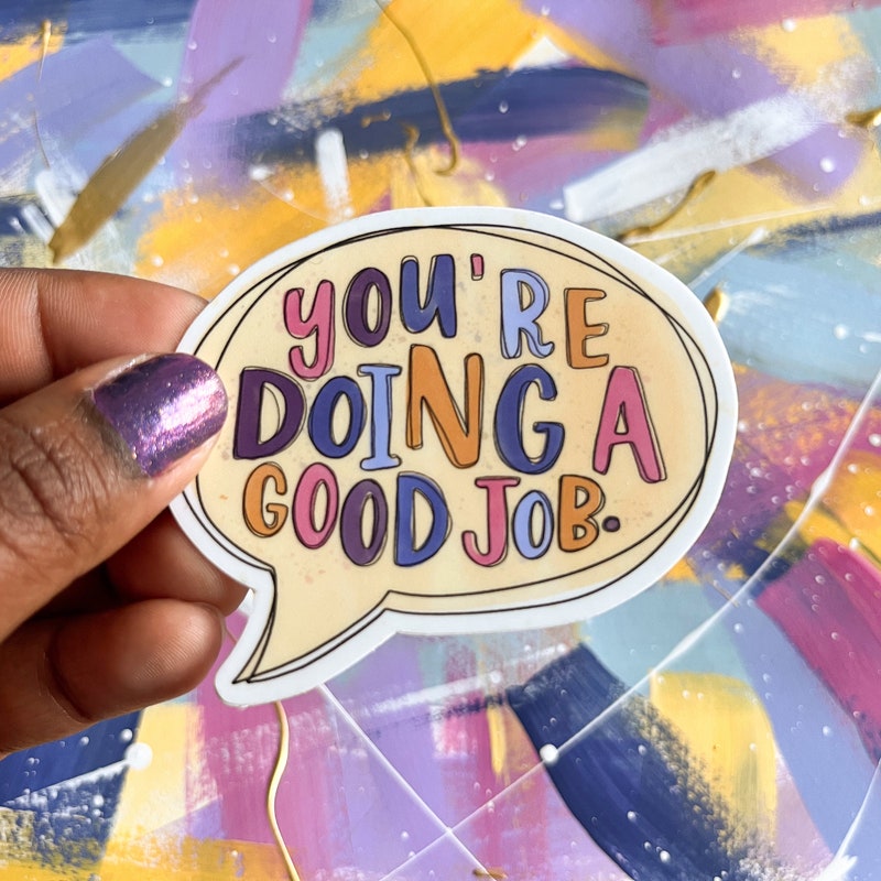 Good Job Stickers - Etsy