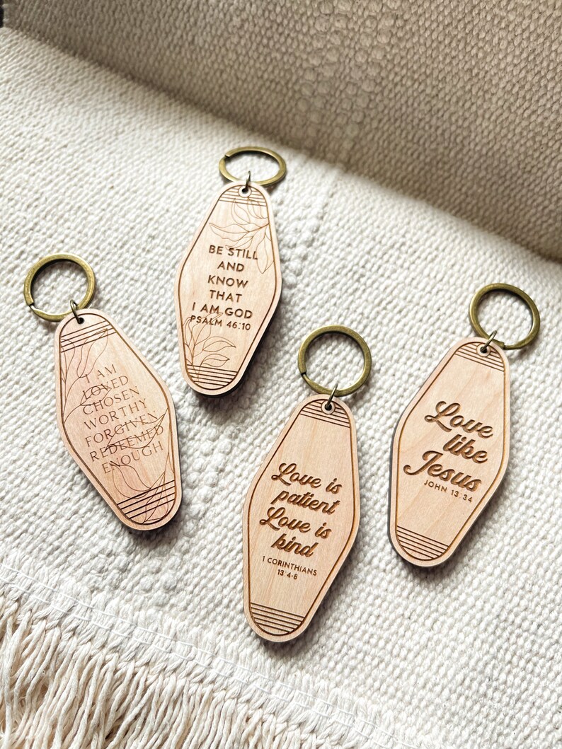 Be Still and Know Keychain Scripture Keychains Jesus - Etsy