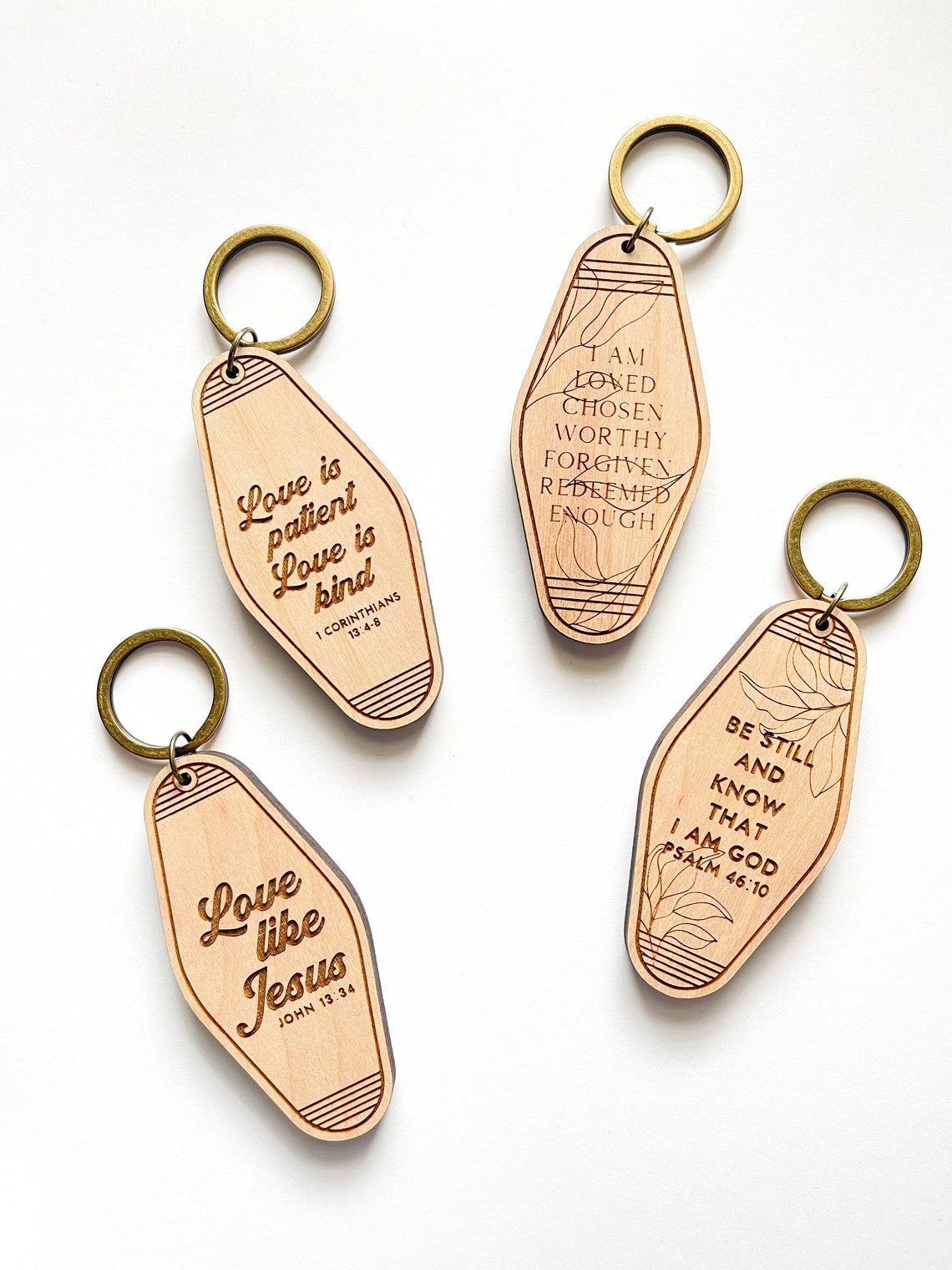 Be Still and Know Keychain Scripture Keychains Jesus - Etsy