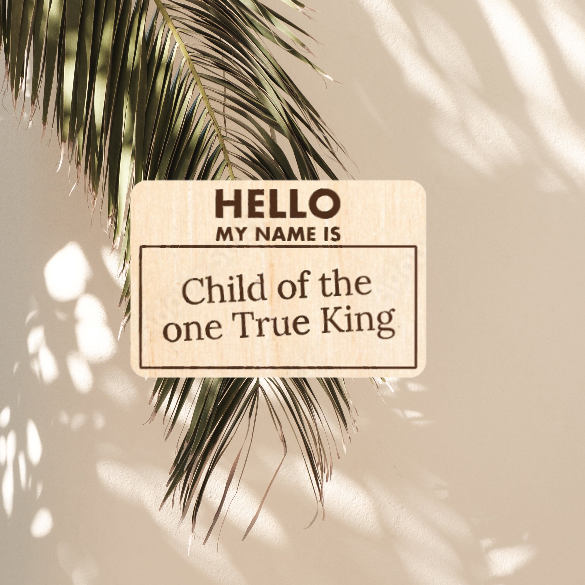 Hello My Name Is Child Of The One True King