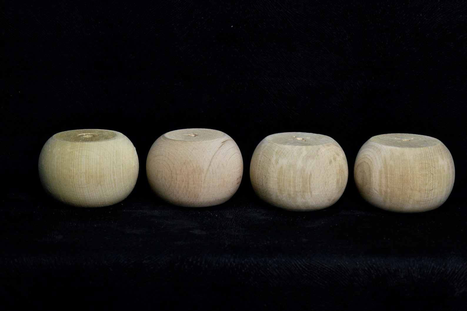 Set of 4 Dresser Round Ball Bun Furniture Legs Feet Raw Feet - Etsy