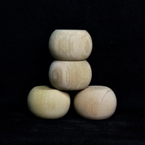 Set of 4 Dresser Round Ball Bun Furniture Legs Feet Raw Feet Legs for ...